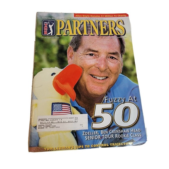 Vintage | Other | Vintage Pga Tour Partners Golf Magazine Fuzzy Zoeller ...